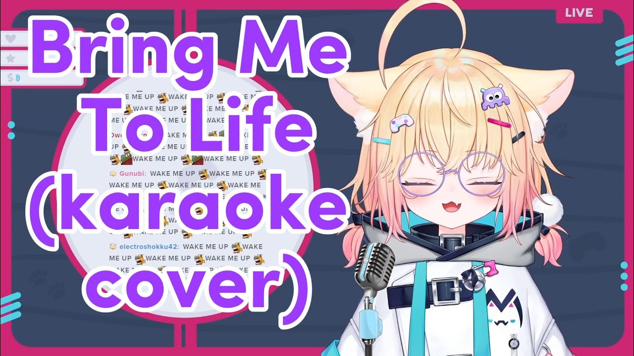 MinikoMew sings Bring Me to Life by Evanescence (3/11/25) - YouTube