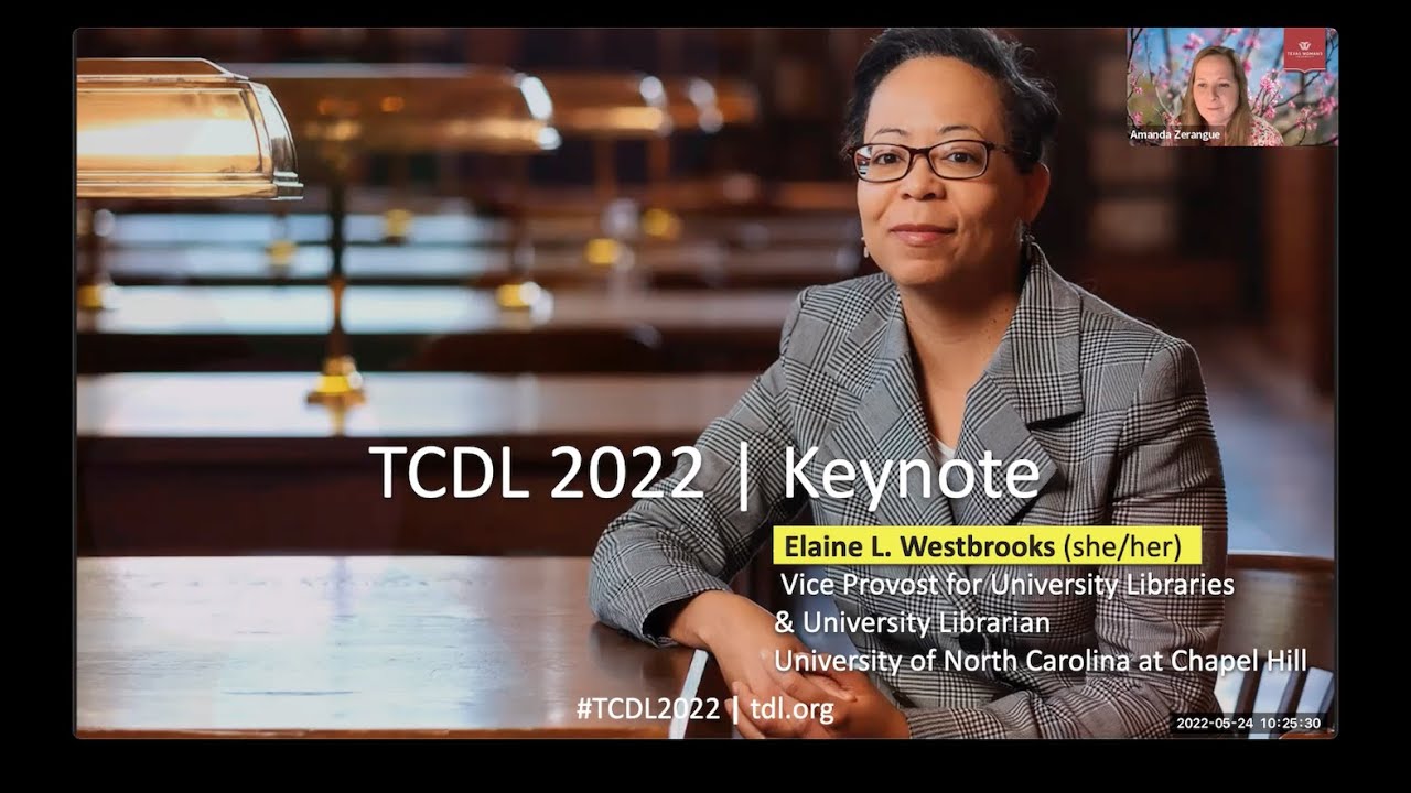 TCDL 2022 Session 2A | Opening Plenary and Keynote - YouTube