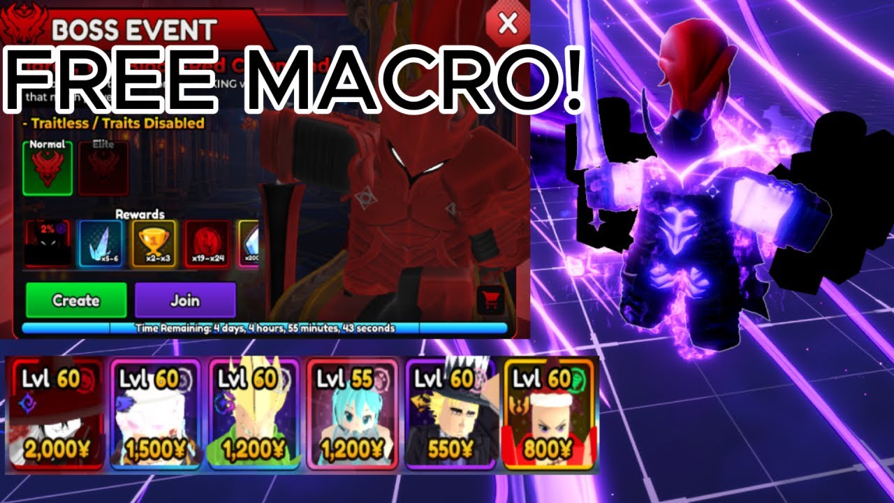 Igris Boss Rush Macro | Anime Vanguards - YouTube