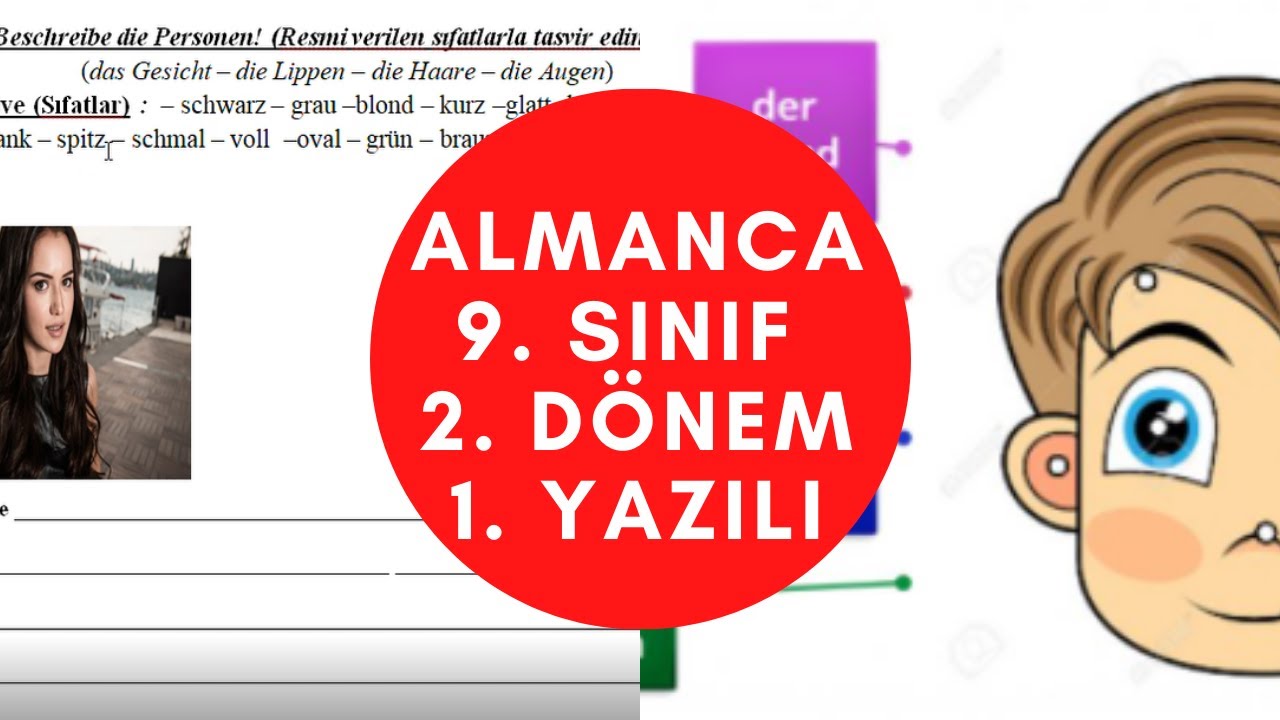 Almanca 9.Sınıf 2.Dönem 1.Yazılı (DETAYLI ANLATIM) - YouTube