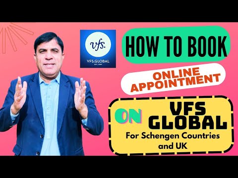 How to book Appointnent through VFS Global ll UK, Schengen appointment ...