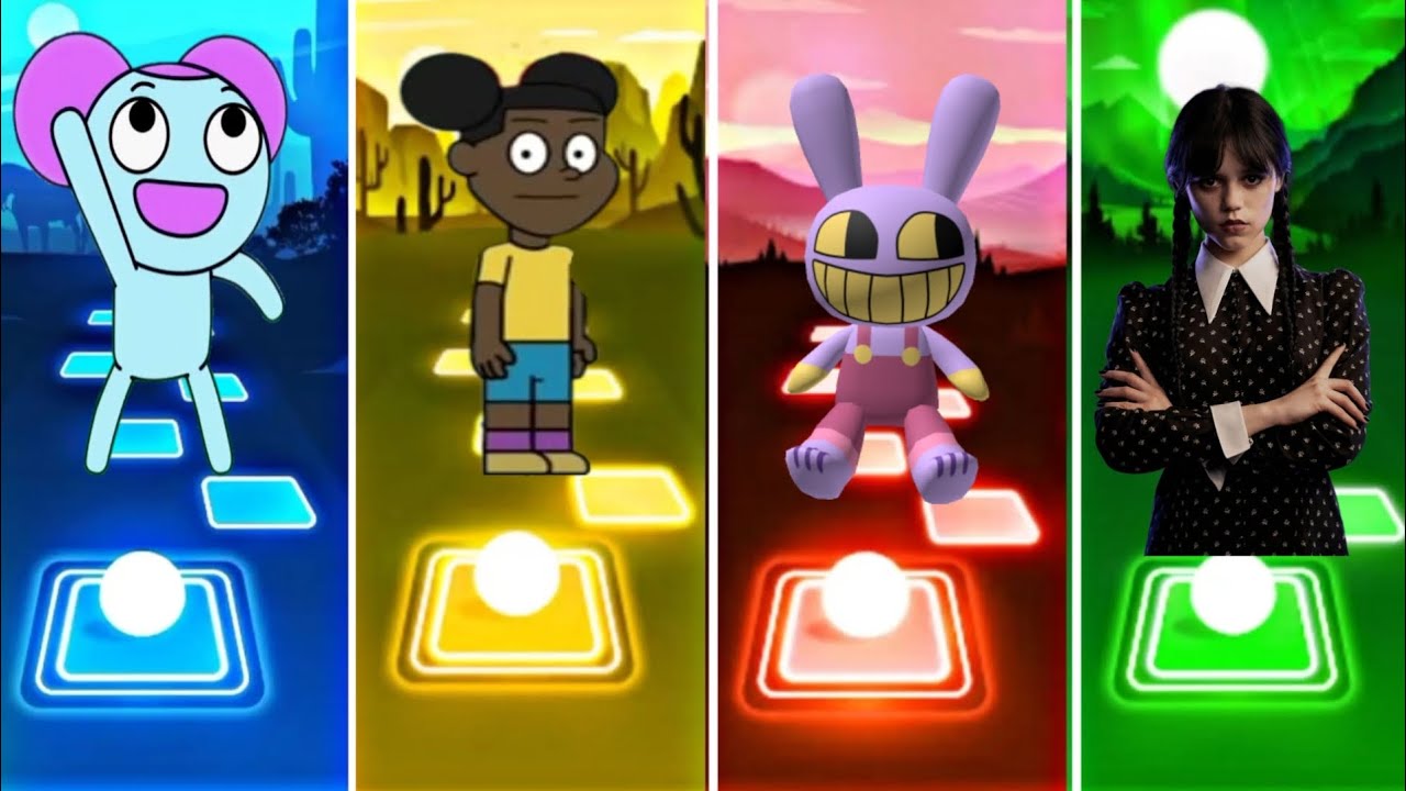 Pibby🆚Amanda The Adventurer🆚Jax The Amazing Digital Circus🆚wednesday ...