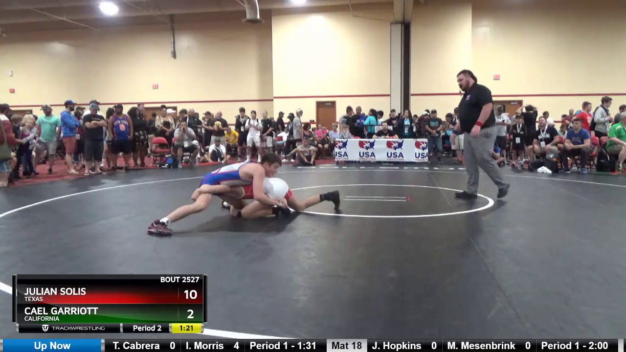 16U 132 Julian Solis Texas Vs Cael Garriott California - YouTube
