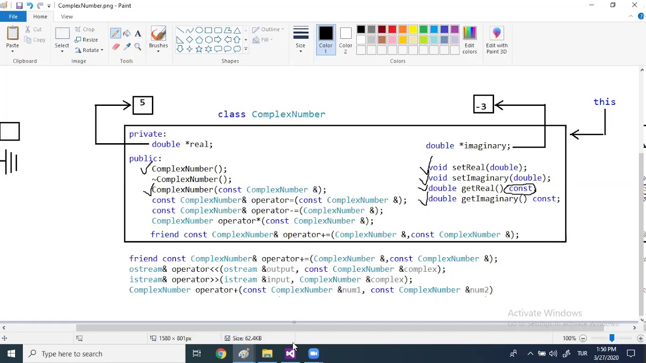 Cs204 Advanced Program Week7 22 Complexnumber Classmemberfriendfree F Ionsandoperatorsin 7760