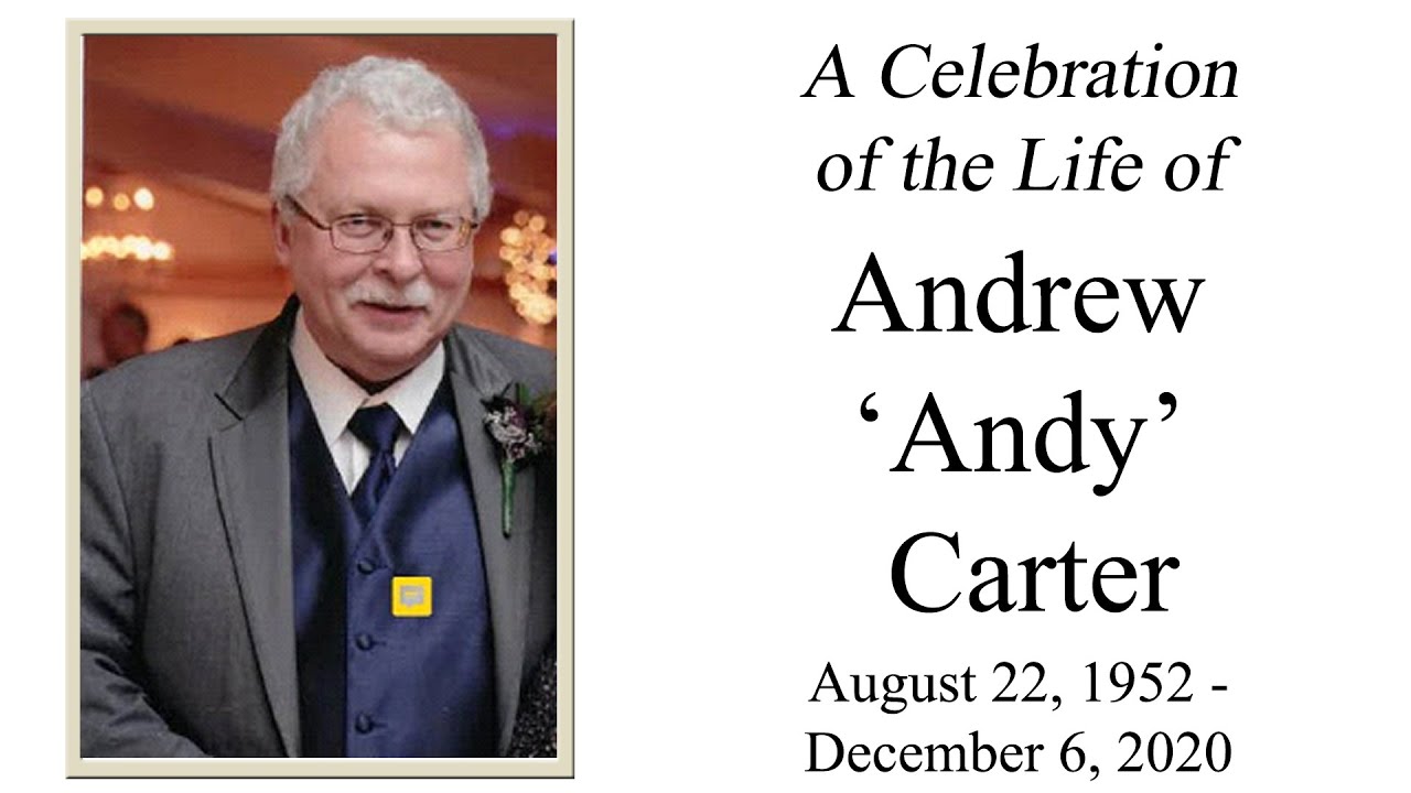 Memorial Service for Andy Carter - YouTube