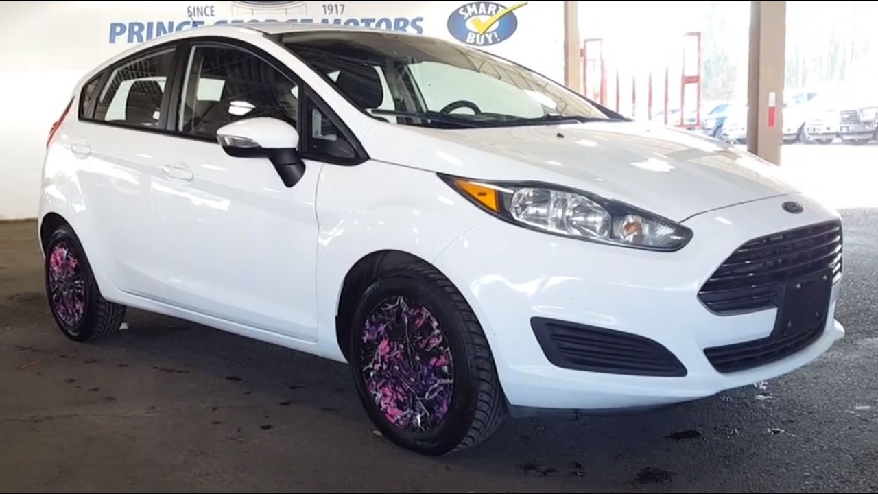 2014 White Preowned Ford Fiesta SE Review | PG Motors - YouTube