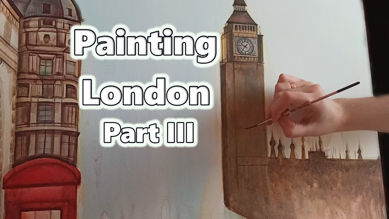 Drawing of London | Speed Paint Painting | Art Process | Creative | Fun ...