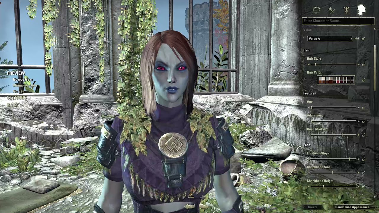 How to make a pretty dark Elf ESO - YouTube