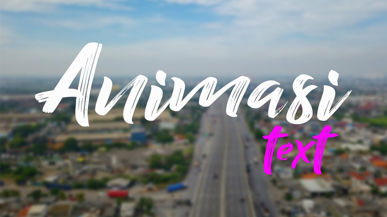 Tutorial Animasi Text | Adobe Premiere Pro - YouTube