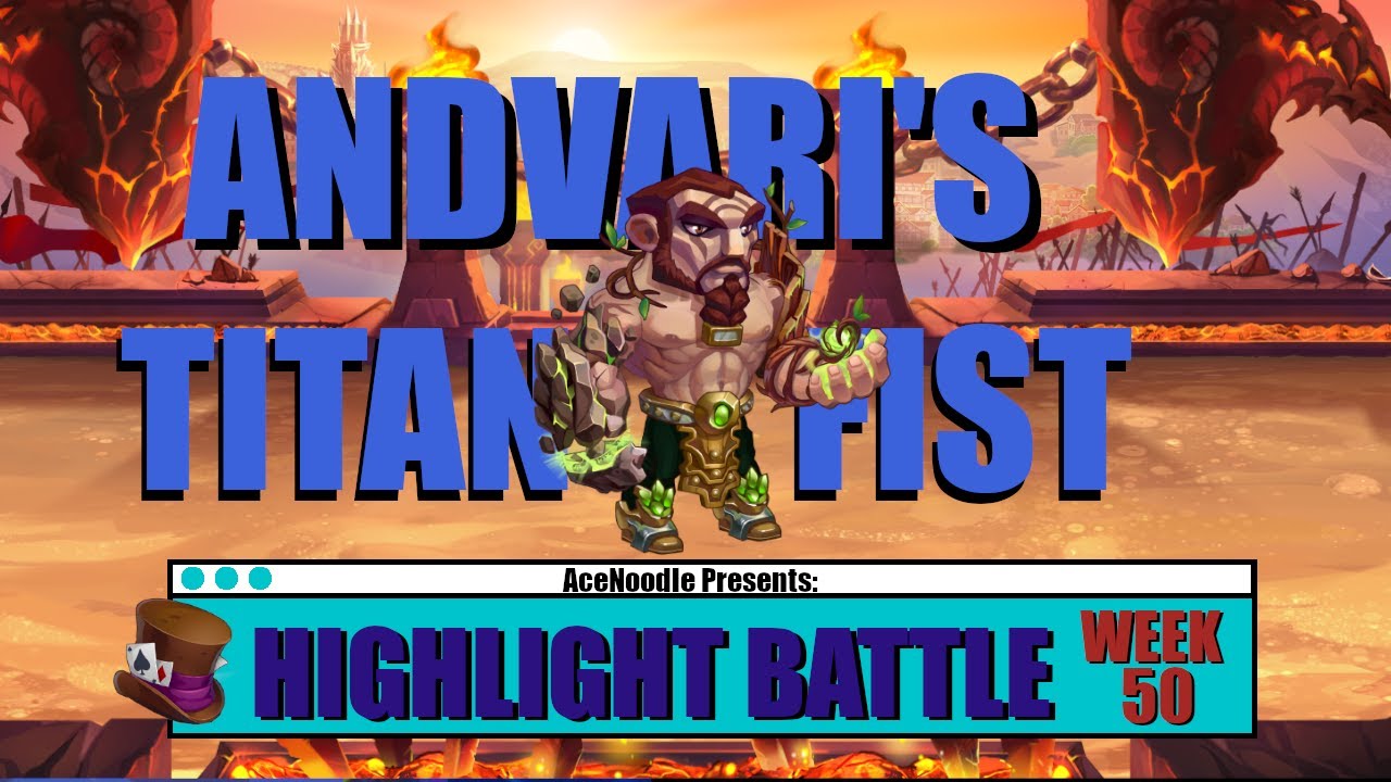 Hero Wars: Andvari controls the battle with his Titan Fist - YouTube