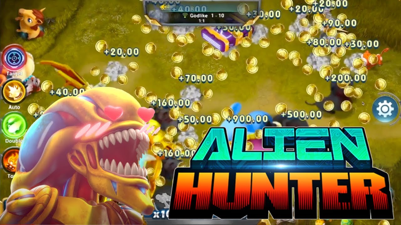 MEGA FEATURES ON ALIEN HUNTER | Spadegaming - YouTube