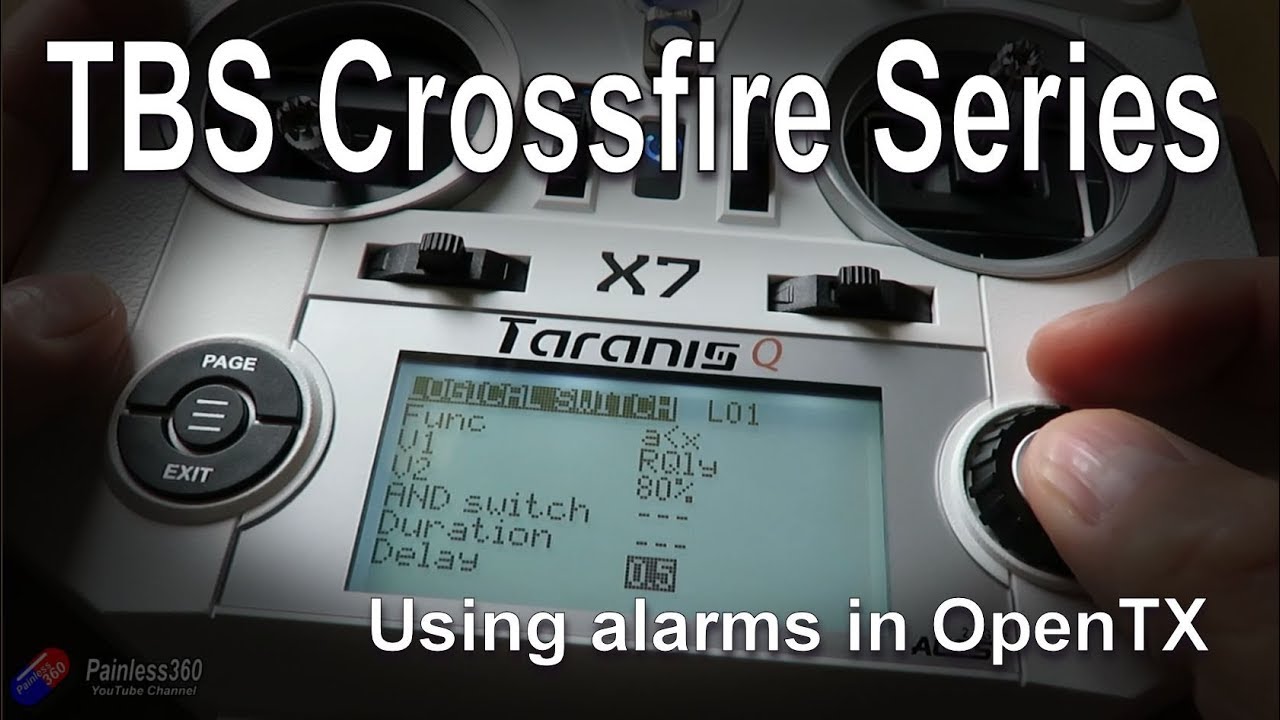 TBS Crossfire Quick Tip: Setting up and using alarms in OpenTX ...