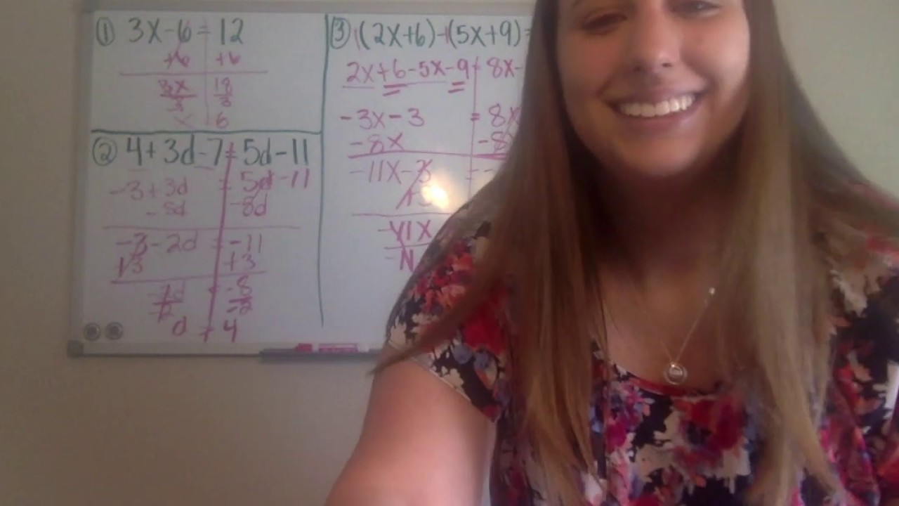 Solving Equations - YouTube