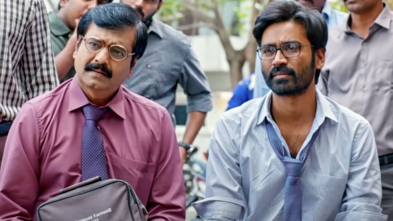 धनुष ने कजोल को Amul Baby कहकर चैलेंज किया - VIP 2 Best Scene - YouTube