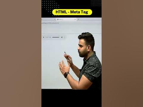 HTML - Meta Tag 01 || #incapp #rahulchauhansir #shorts #virelvideo #coding #html #webpage - YouTube