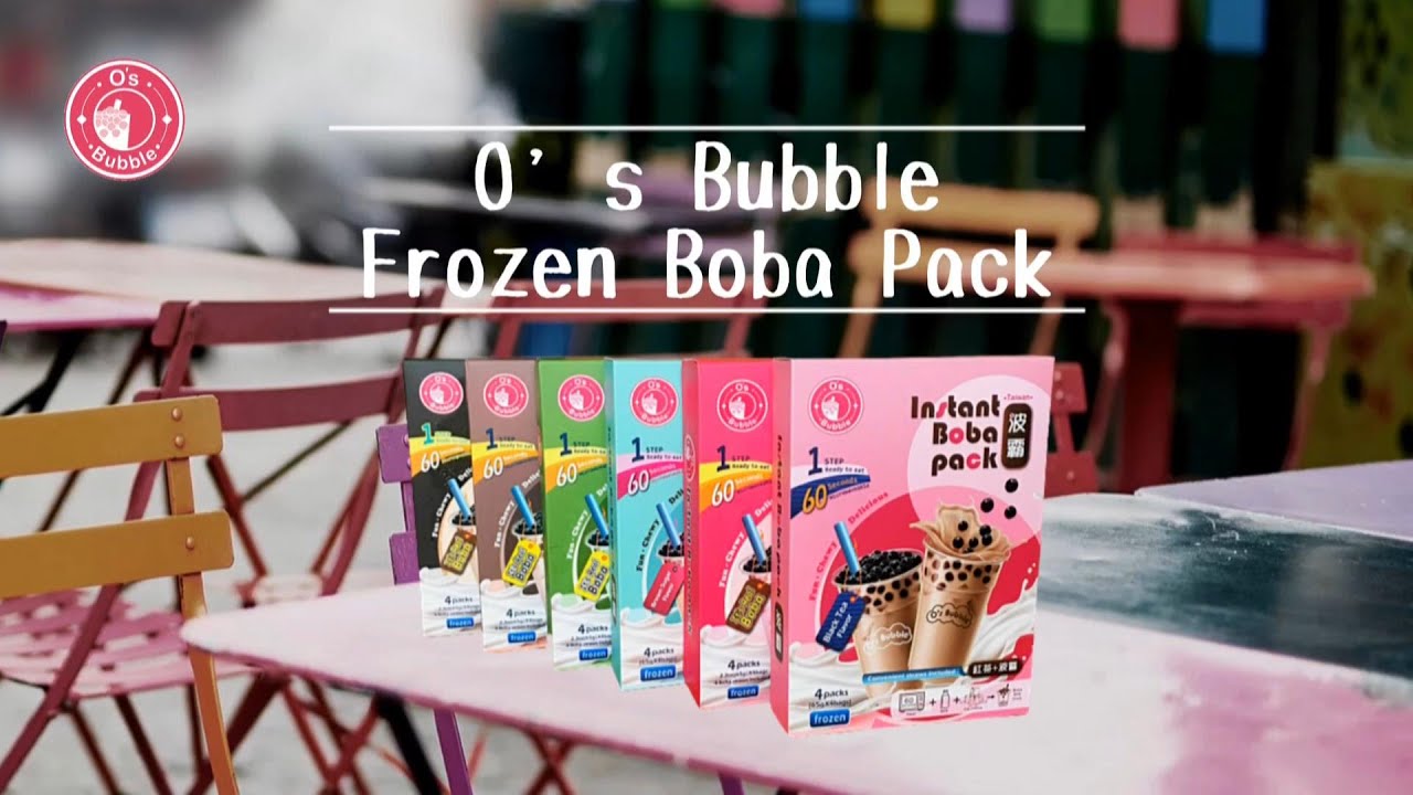 O's Bubble - Frozen Instant Boba Pack with New Flavors - YouTube
