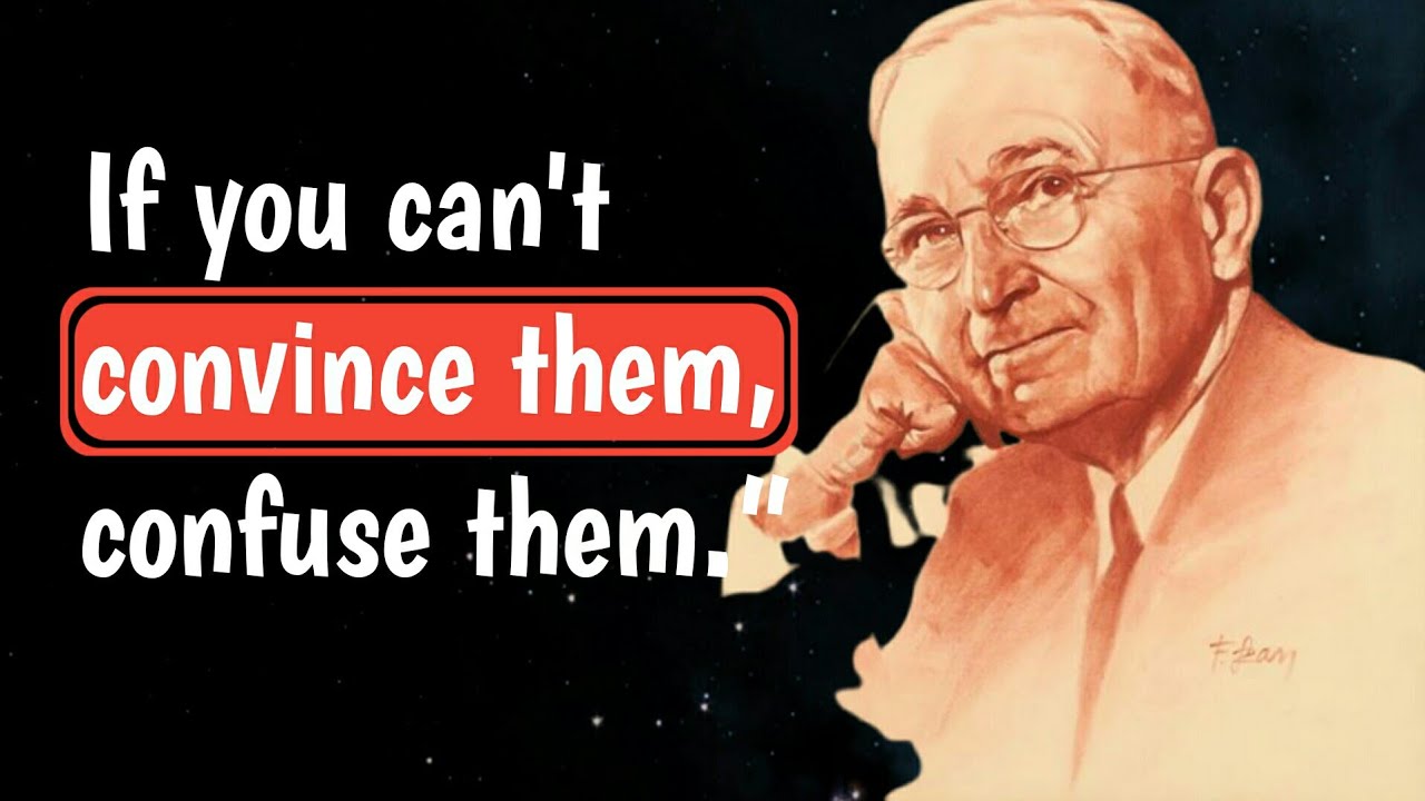 US president harry s. truman 25 most famous quotes | best speech by ...