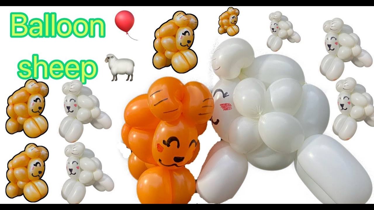 one balloon sheep twisting tutorial - YouTube