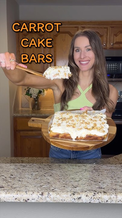 KETO CARROT CAKE BARS 🥕🎂 #carrotcake #ketobaking #lowcarbrecipes - YouTube