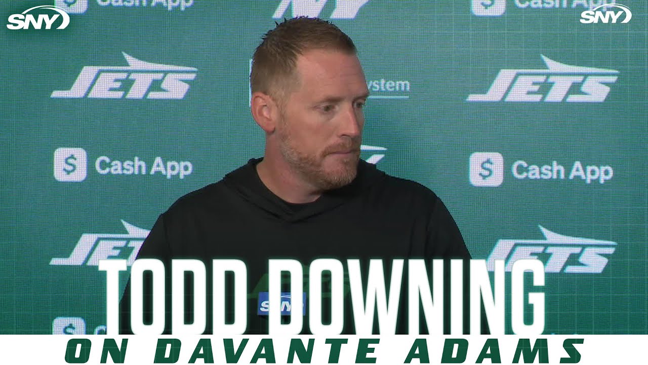 Todd Downing shares first impressions of Davante Adams at Jets practice | SNY - YouTube