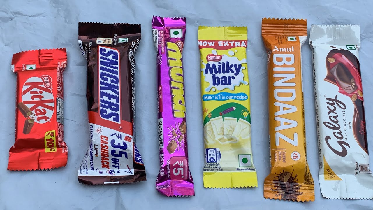 Munch vs kit kat vs perk vs galaxy vs classic vs snickers vs bindaaz ...