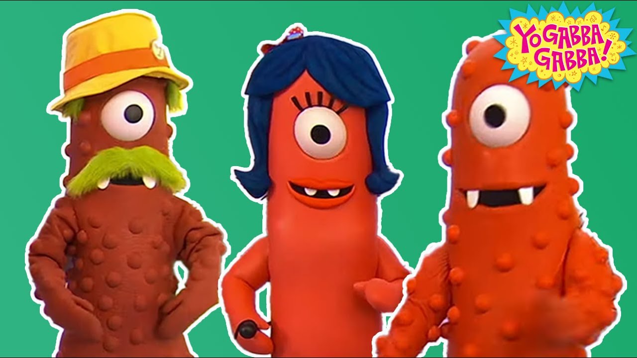 La mamá y el papá de Muno vienen de visita I Yo Gabba Gabba! Familia I ...