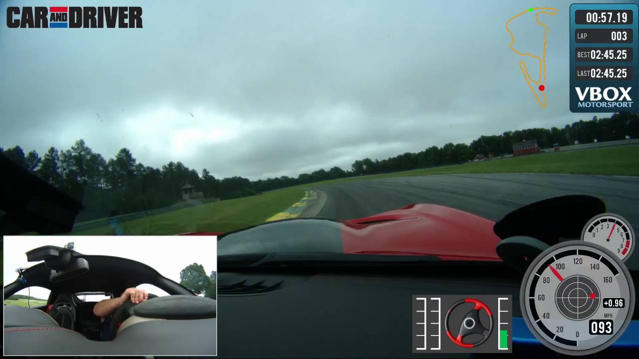 Video VBOX HD2 Lap: 2016 Dodge Viper ACR at Virginia International ...