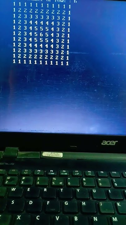 Print Number Pattern By Using For Loop In C Coding C Ccode Basicc Coading Shorts Youtube