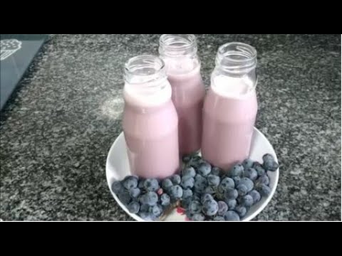 Batido plátano, uvas y leche de arroz Philips 3573 - YouTube