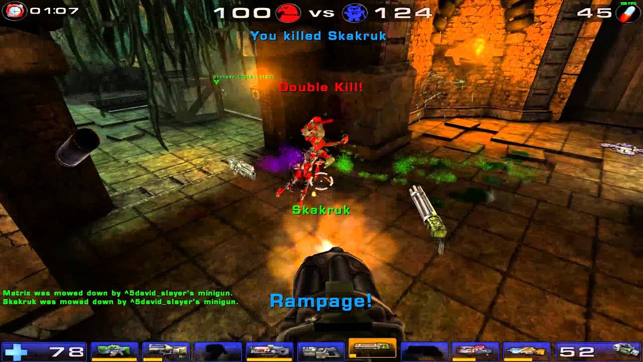 Unreal Tournament 2k4 - "The GoopGod Cult Refugium" ending - YouTube