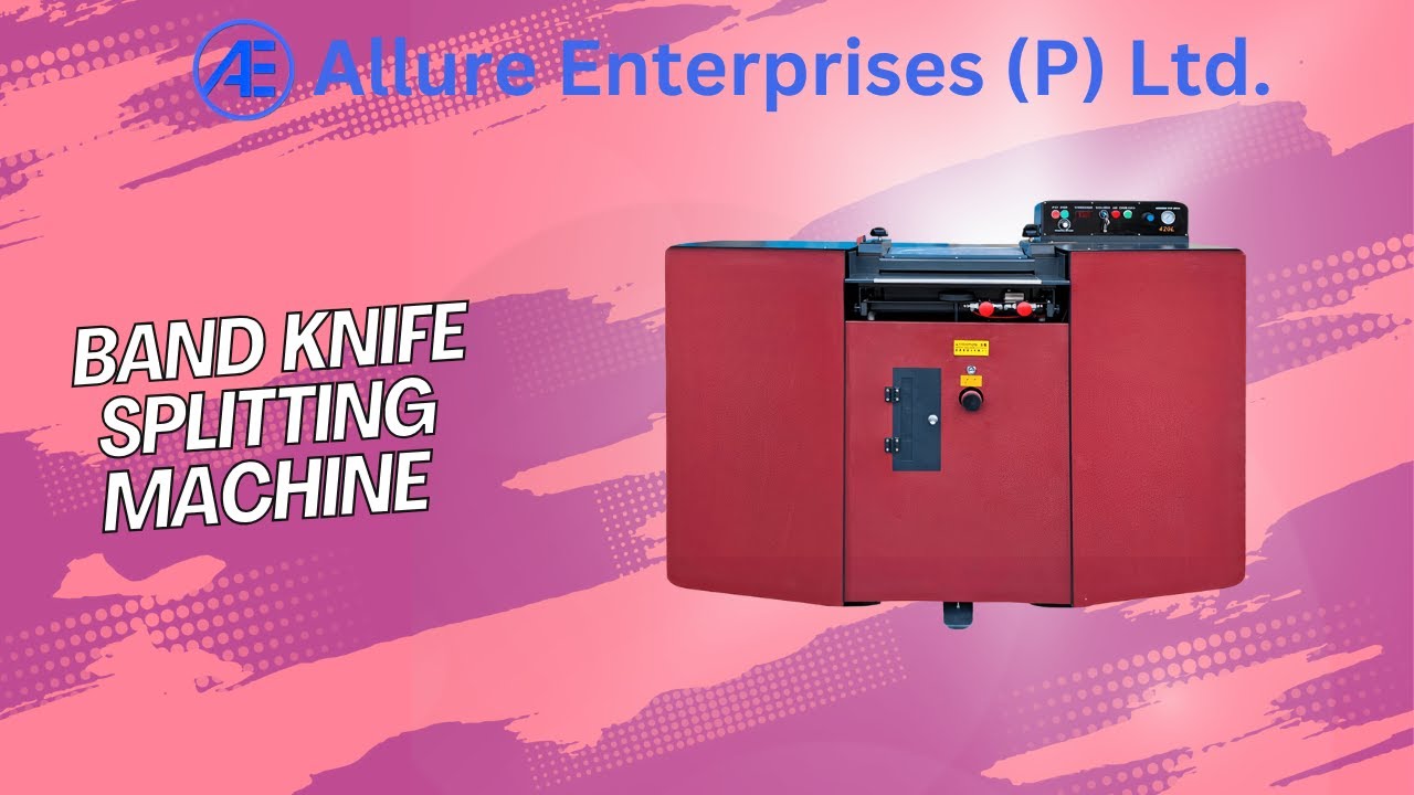 Band Knife Splitting Machine I Splitting Machine - YouTube