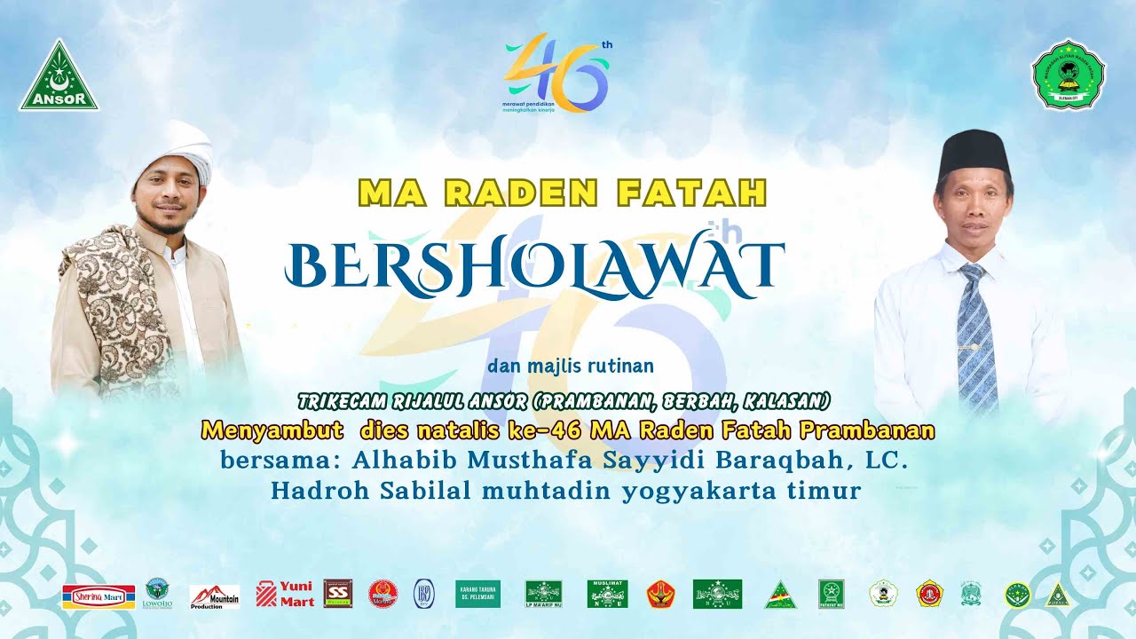 MA RADEN FATAH BERSHOLAWAT | Bersama HABIB MUSTHAFA SAYYIDI BARAQBAH ...