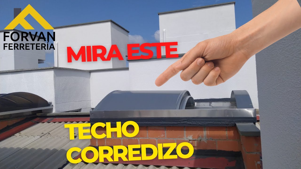 techo DOMO corredizo en policarbonato y aluminio . sliding dome in ...
