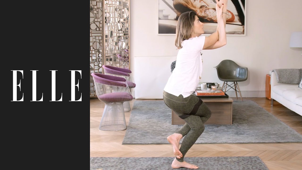 4 postures de yoga pour booster la libido┃ELLE Yoga - YouTube