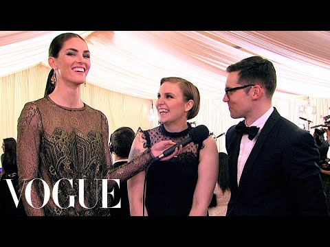 Lena Dunham from GIRLS Will Spit in a Cistern - Vogue - Met Gala