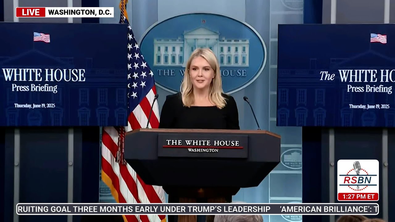 WATCH: White House Press Secretary Karoline Leavitt Holds a Press ...