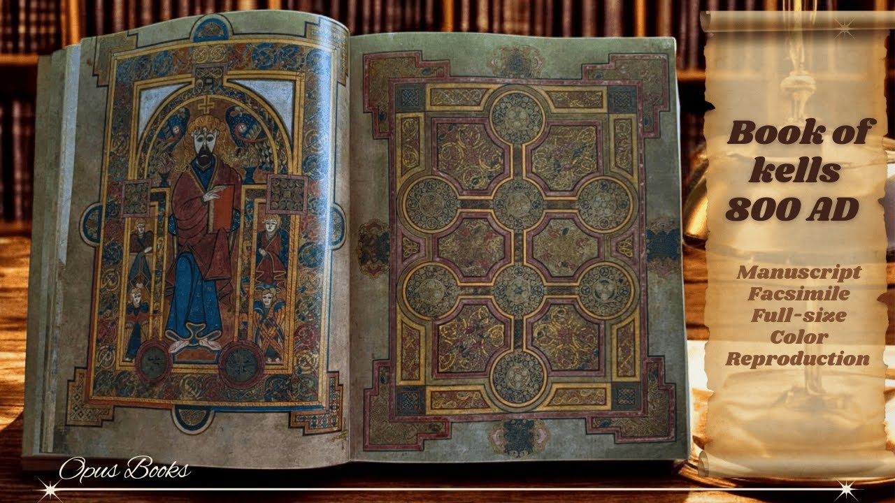 The Book of Kells 800 AD : The Most Beautiful Book of the Middle Ages ...