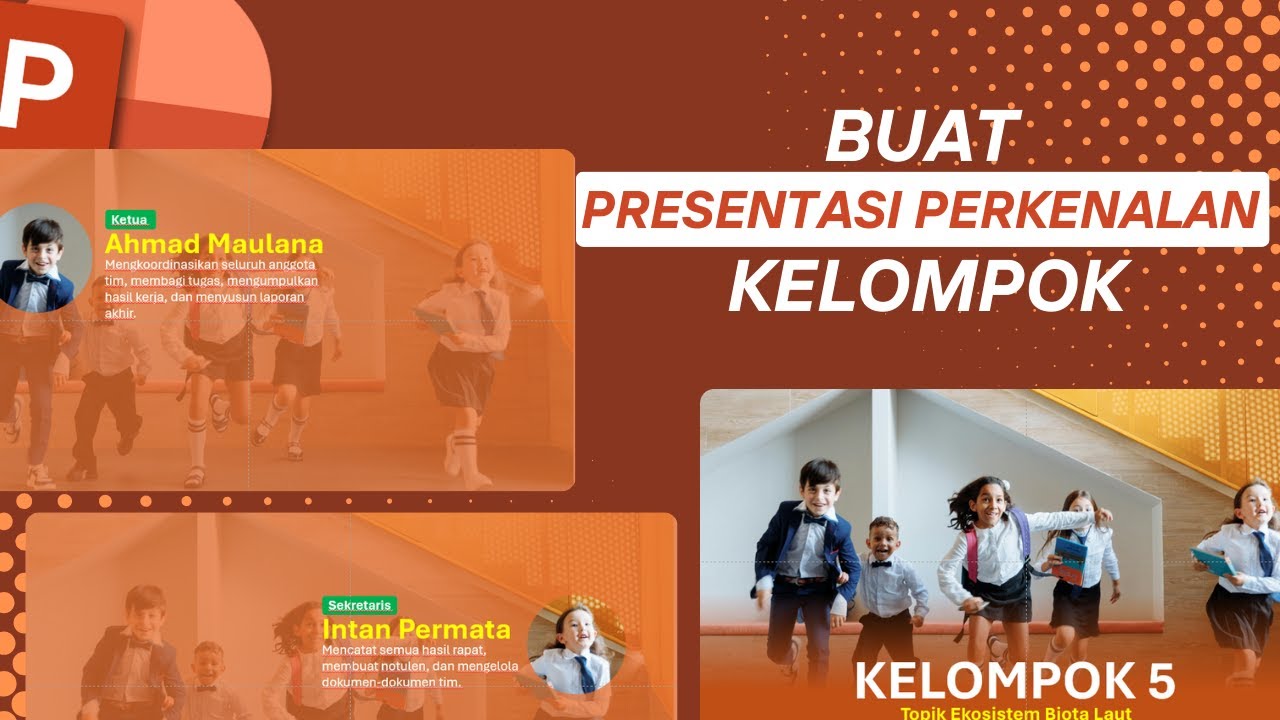 WAJIB COBA Presentasi Perkenalan Kelompok Siswa I Tutorial Powerpoint - YouTube