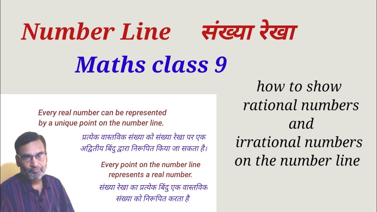Number line | Sankhya rekha | Maths Class 9 - YouTube