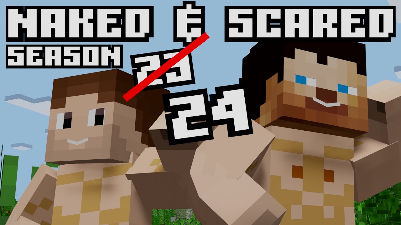 (S24E01) Naked & Scared: Minecraft Challenge in Ultra Hardcore - YouTube