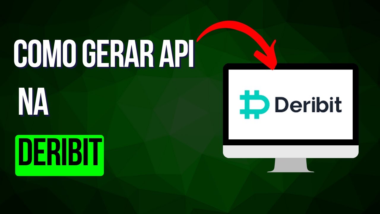 Como gerar uma chave API na Deribit? - YouTube