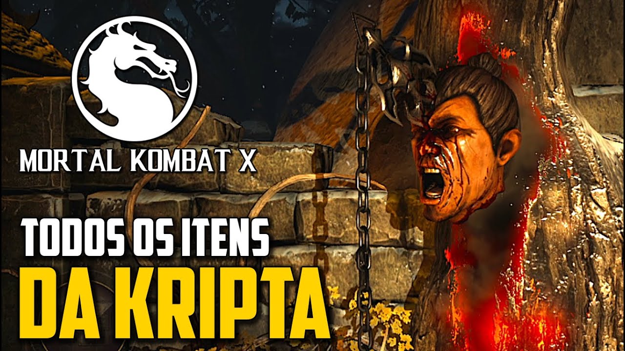 MORTAL KOMBAT X - TODOS OS ITENS DA KRIPTA - YouTube