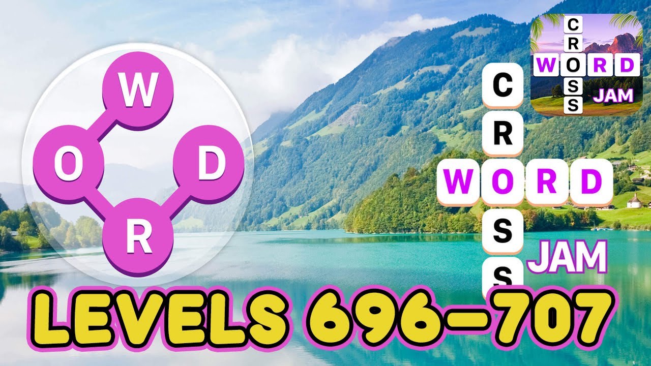 Crossword Jam Levels 696 - 707 Answers - YouTube