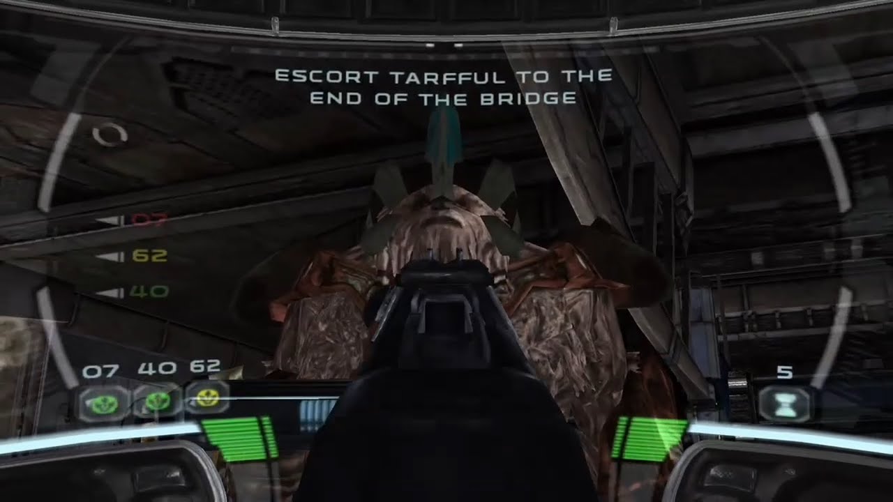 Star Wars Republic Commando weird wookie watches you where ever you go ...