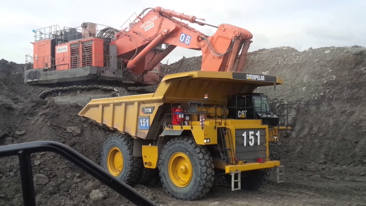 Proses Loading OB Hauling PT BUMA(2) - YouTube