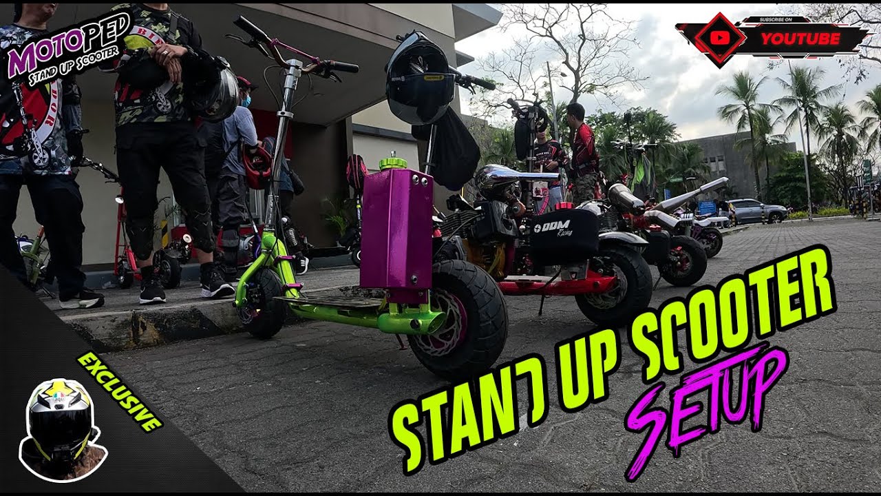 MotoPed Stand Up Scooter Setup 4K UHD March 10,2024 - YouTube