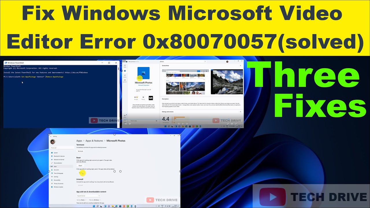 How to Fix Microsoft Video Editor Error 0x80070057 | 0x887a0005 Windows ...