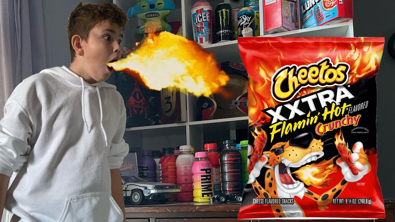 extra spicy Cheetos (review) - YouTube