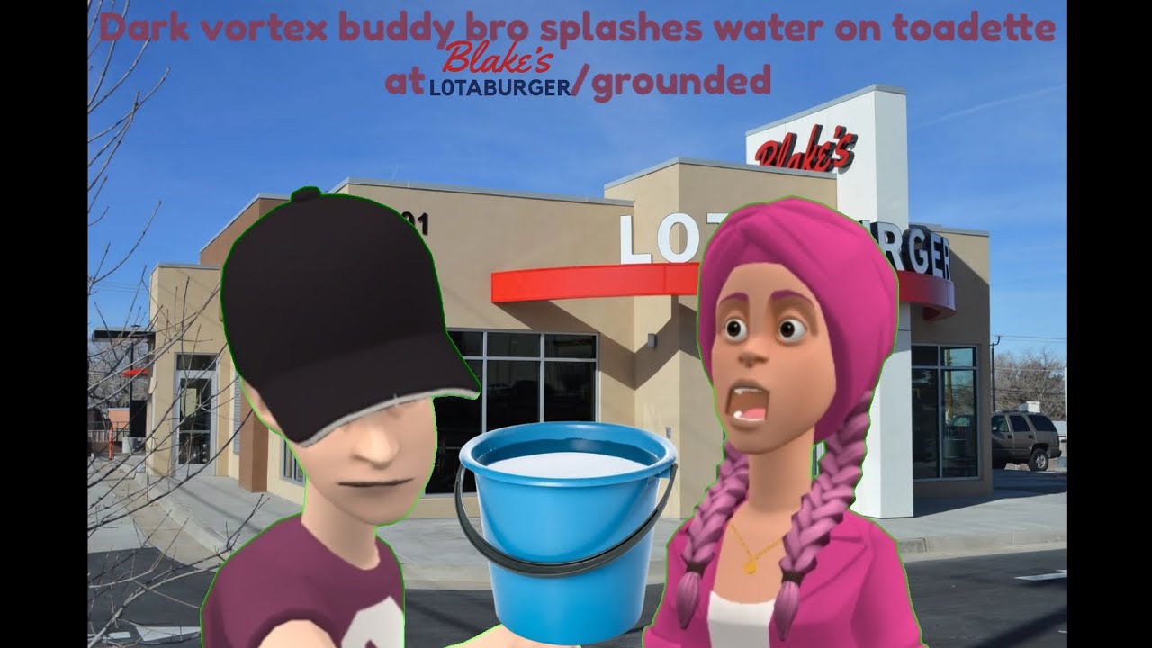 Dark vortex buddy bro splashes water on toadette at blake's lotaburger ...