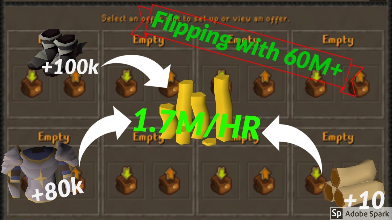 [OSRS] Flipping 1.7M Profit in an hour - YouTube